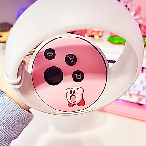 BelugaDesign Pink Puff Ball Skin for Oculus Quest 2 | Cute Anime Kawaii Forgotten Land Star Allies | Vinyl Sticker Cover for Girls Boys Kids (Oculus Quest 2, Pink)