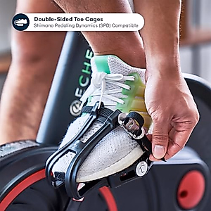 Echelon Smart Connect Fitness Bike, 30-Day Free Echelon Membership, Easy Storage, Small Spaces, Cushioned Seat, Solid, HIIT, Top Instructors, 32 Resistance Levels, Bluetooth, EX5S-22