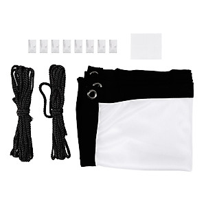 40 Inch Projection Screen, Foldable and Portable Anti Crease Movies Screens for Home Theater Outdoor Indoor Support Double Sided Projection for Home Party Office Classroom