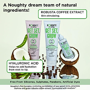 Noughty Get Set, Grow Hair Growth Conditioner Vegan Thickening Regrowth Repair Volumizing Hair, 250 ml, 8.4oz
