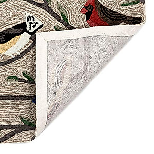 Liora Manne Frontporch Birds Indoor/Outdoor Rug, 2 x 3 ft, Multi