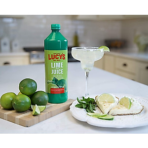 Lucy’s Family Owned - 100% Lime Juice, 32 oz. Bottle (Pack of 2)