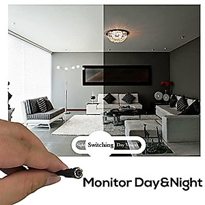 Vanxse® CCTV Mini Spy Security Camera Hd 3.6mm 90degree 1000tvl 6PCS Infrared IR LEDs Night Vision Pipe Snake Hidden Mini CCTV Surveillance Camera