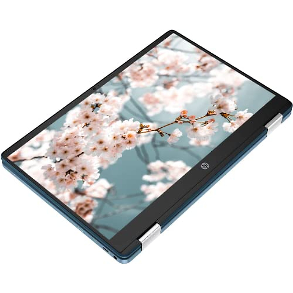 HP 2023 Convertible 2-in-1 Chromebook Laptop, 14" HD IPS Touchscreen, Intel Celeron Processor up to 2.60GHz, 4GB Ram, 64GB SSD, 4K Graphics, Super-Fast 6th Gen WiFi, Chrome OS, Dale Blue(Renewed)