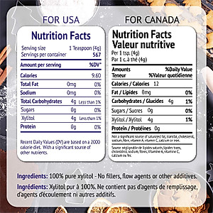 Xlear XyloSweet Non-GMO Xylitol Sweetener - Natural Sweetener Sugar Substitute, Granules, 5 Pound Bag (Pack of 1)