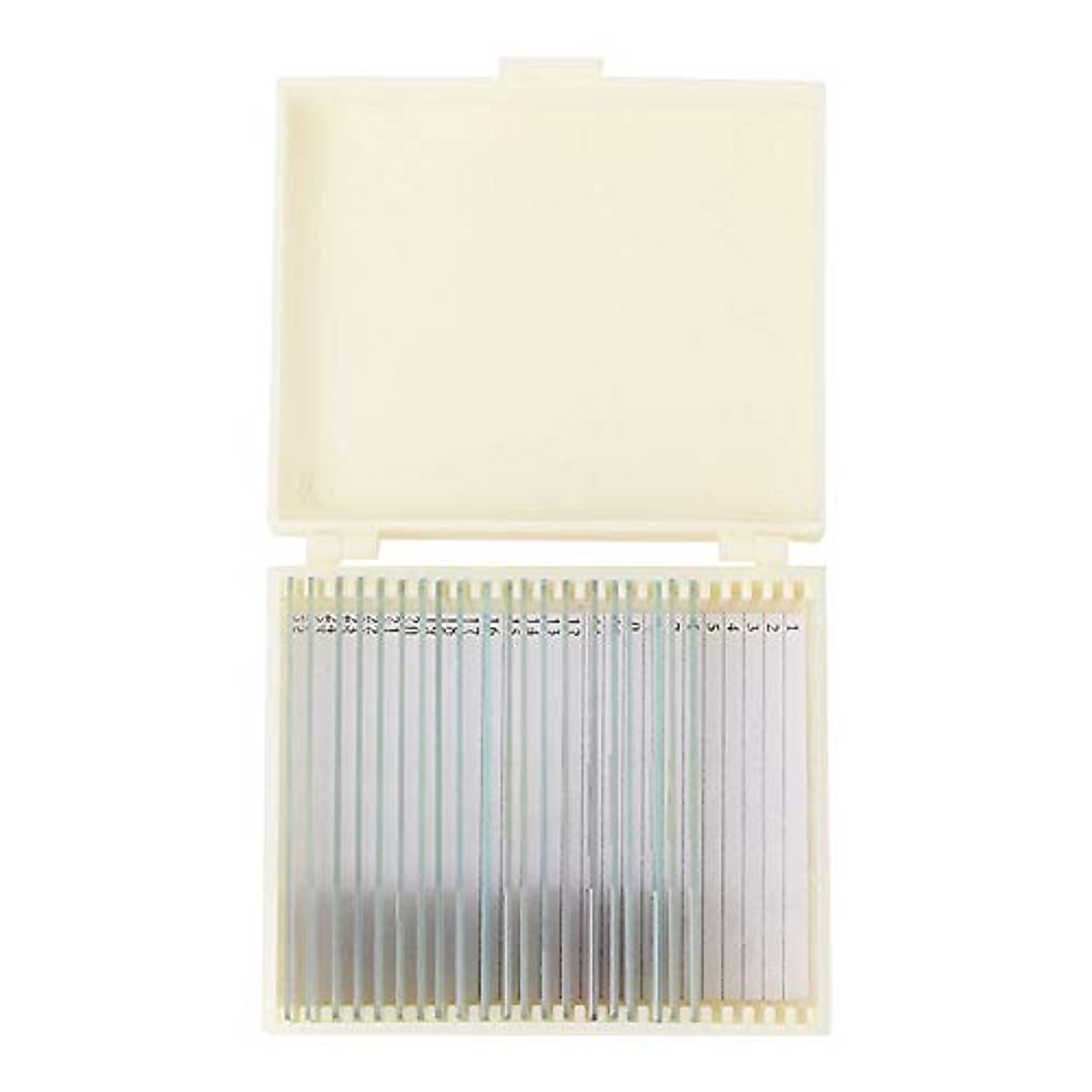 20 Slides Of Biology And Pathology Prepared Microbiological Bacterial Specimens Microscope Slide Set with Plastic Box