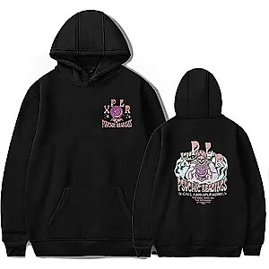 ROTAPE Sam and Colby XPLR Psychic Reading Merch Hoodie Men/Women Print Sweatshirt Fashion Casual Pullover with Pocket (Black,XL)