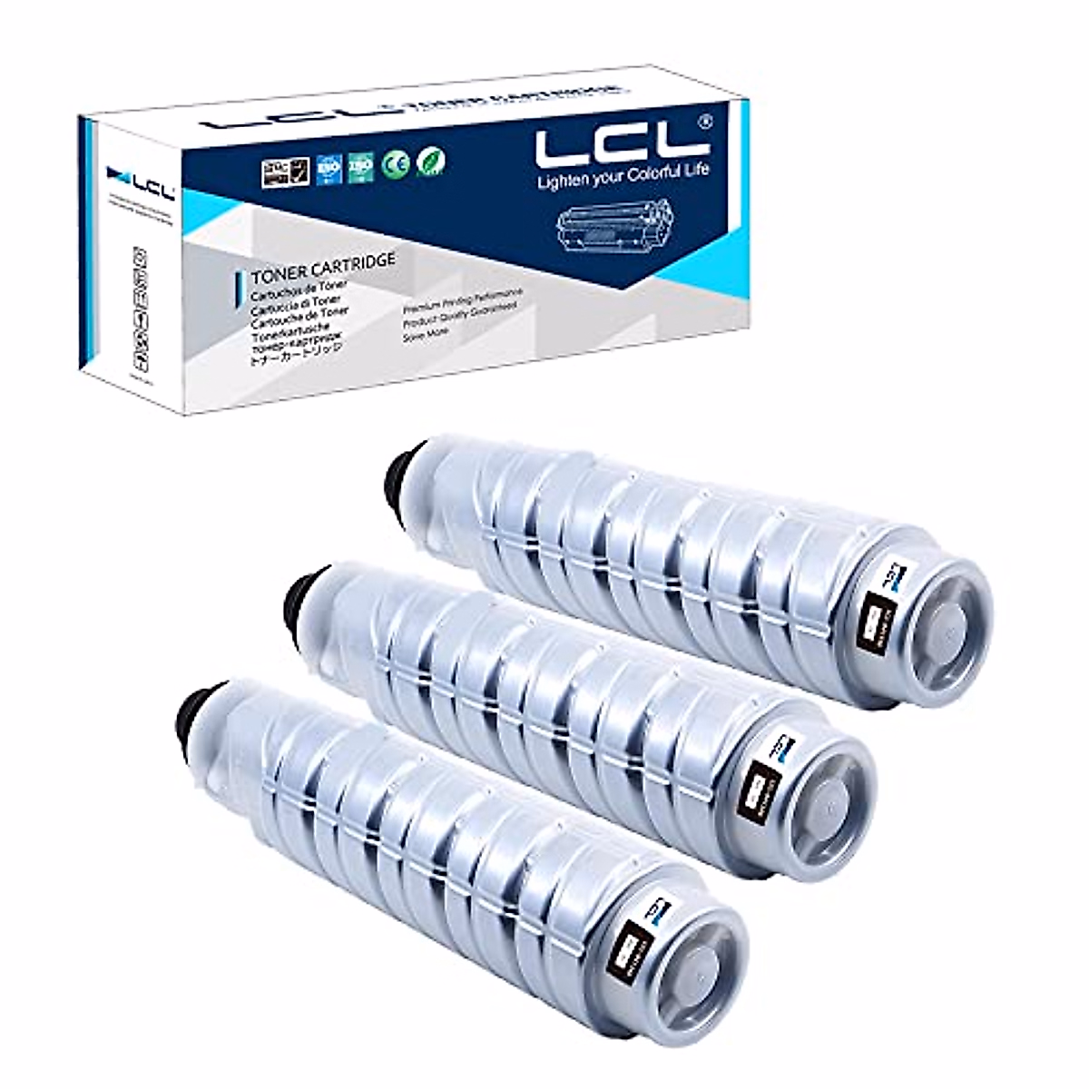 LCL Compatible Toner Cartridge Replacement for Ricoh 841346 884922 MP 3500 4000 4500 5000 4001 4002 5001 5002 High Yield MP 3500 MP 4000 MP 4500 MP 5000 MP 4001 MP 4002 MP 5001 MP 5002 (3-Pack Black)
