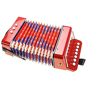 Kids Accordion Musical Instrument For Children, Beginner Friendly, Lightweight Easy to Learn Music, Kids Learning Instrument 10 Keys Control