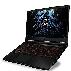 MSI GF63 Thin 15.6" Gaming Laptop, FHD 144Hz, Intel Core i5-11400H, NVIDIA GeForce RTX 3050, 16GB Memory, 512GB NVMe SSD, Windows 11 Home, Black + Accessories