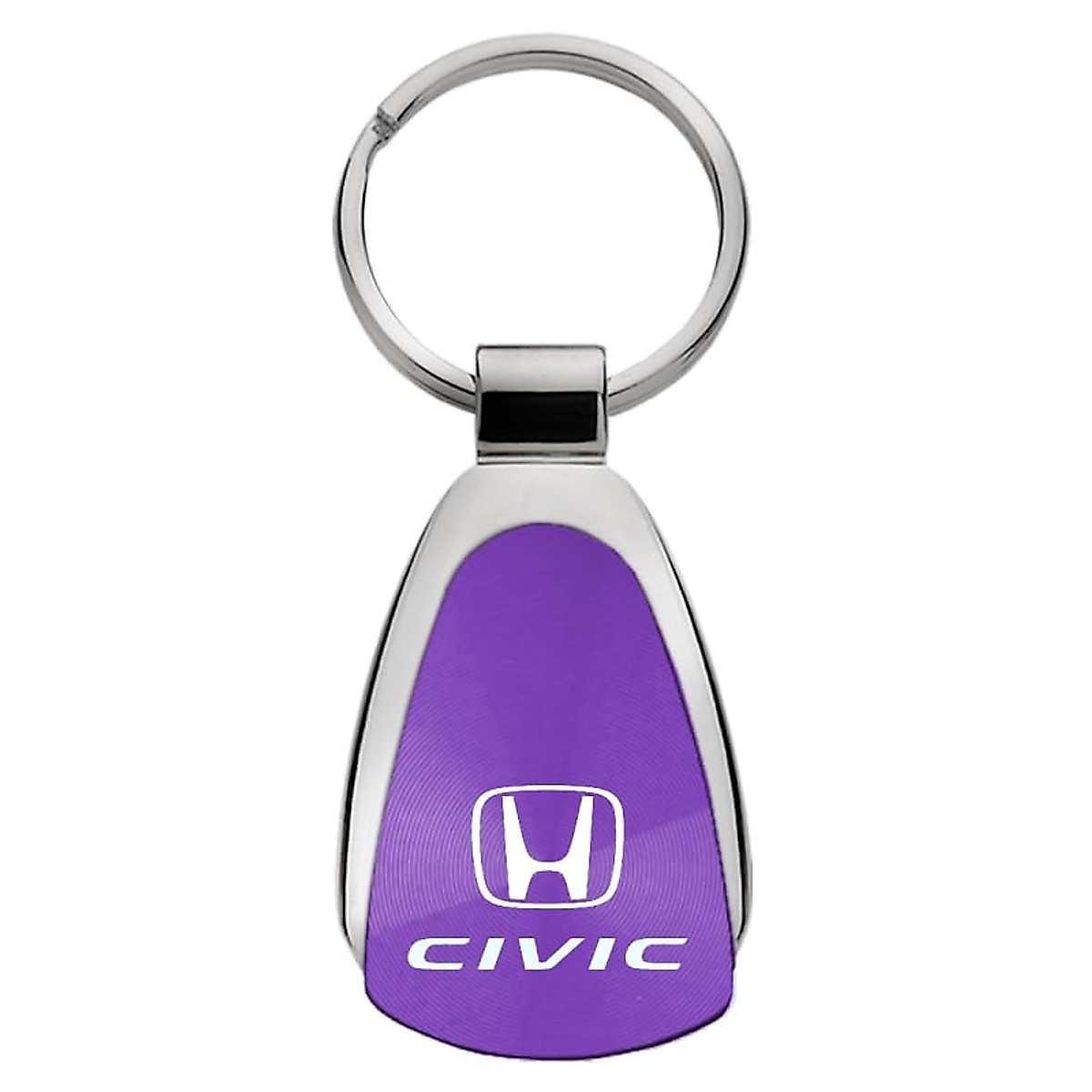 Au-TOMOTIVE GOLDTear Drop Key Chain for Honda Civic (Purple)