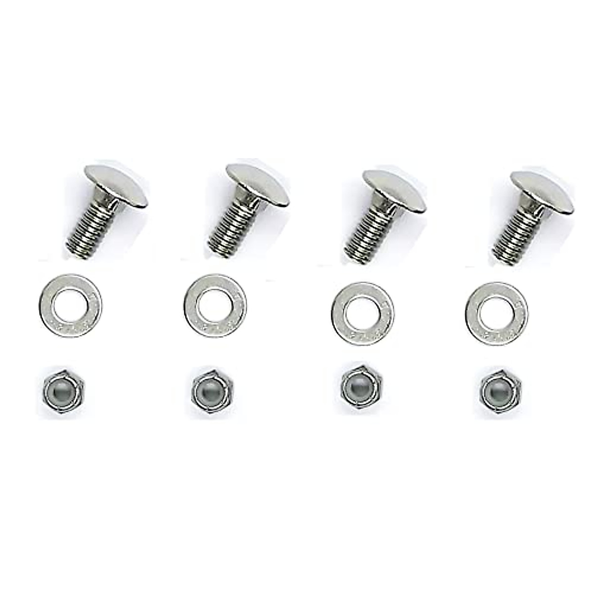 4-Pack 784-5581A (5/16-18) 5/8" Snow Blowers Carriage Bolts kit Replaces MTD Shave Plate Scraper Bar 784-5581A-0637 790-00120-0637