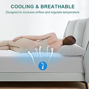 MERITLIFE Premium 100% Waterproof King Size Mattress Protector Cooling King Mattress Pad Cover Breathable Deep Pocket Topper Protection Machine Washable Noiseless Quiet (White,King 78"x80")