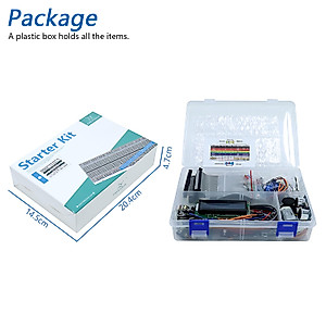 Freenove Ultrasonic Starter Kit for Raspberry Pi 5 4 B 3 B+ 400 Zero 2 W, 820-Page Detailed Tutorial, Python C Java Scratch Processing Code, 171 Items, 108 Projects (Raspberry Pi NOT Included)