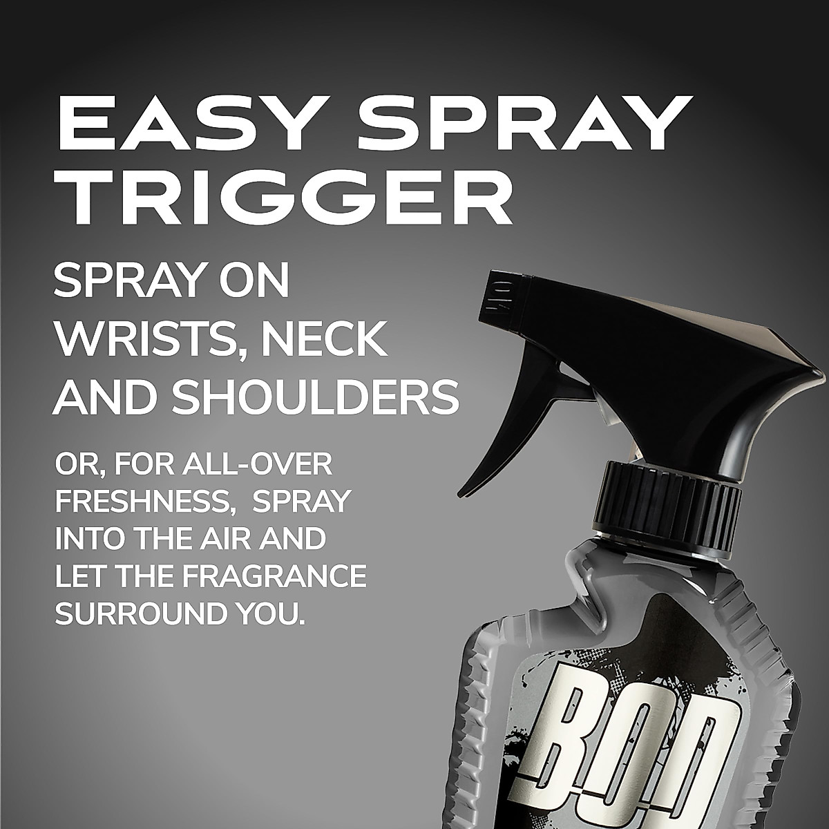 BOD Man Fragrance Body Spray, Liquid Titanium, 8 fl oz