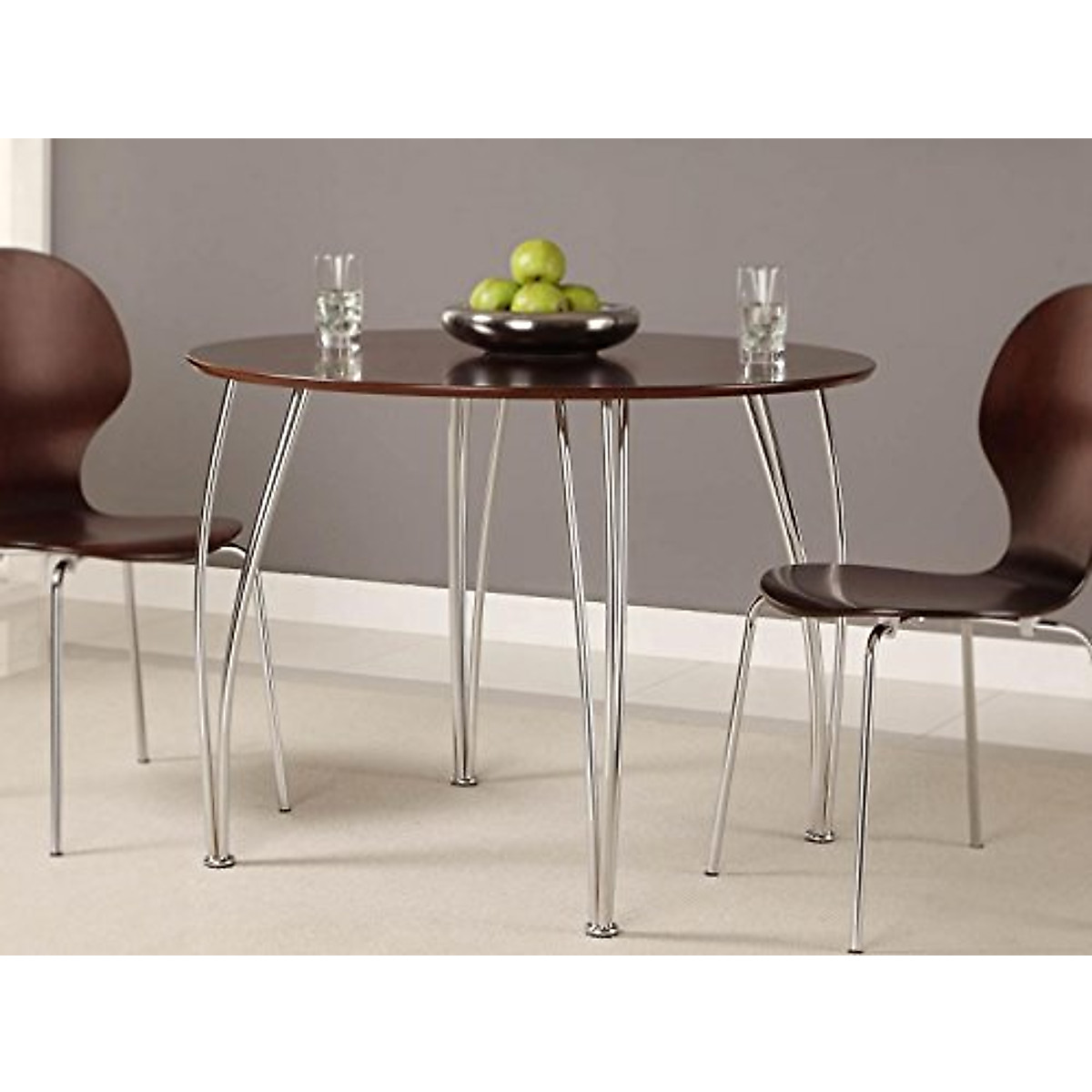 DHP Bentwood Round Dining Table Top.Legs sold seperately, Espresso Brown, Medium