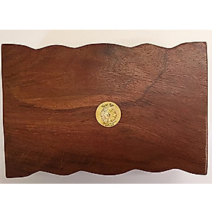 New Age Imports, Inc. GIFT IDEAS~ Tree of Life Carved Handmade Wooden Box 4 inches by 6 inches~Ideal for storing Jewelry, Coins, Tartot cards, Small Treasures, URN Box.