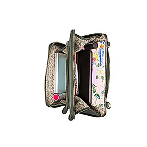 Joy Susan Women’s Brushed Mini Convertible Zip Around Wristlet