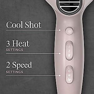 Remington Pro Wet2style Dryer, With Ionic & Ceramic Drying Technology, Mauve, D20A10