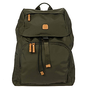 Bric's X-Travel Excursion Backpack - 15 inch - Cute Designer Backpack for Women and Men - Olive