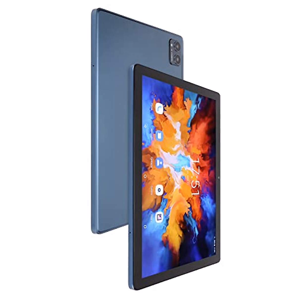 Airshi 10.1 Inch Tablet, Gaming Tablet 100 to 240 V Blue 1920x1200 IPS Integrated GPS for Office (US Plug)