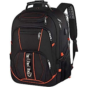 Travel Laptop Backpack,Extra Large 18.4 inch Gaming Laptop Backpacks with USB Charging Port,Big Capacity TSA Friendly RFID Anti Theft Pocket Durable College School unisex Heavy Duty Computer Bookbag
