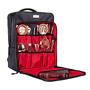 Jillmo Bartender Bag, 16inch Bar Bag for Bartender Kit (Bag ONLY)