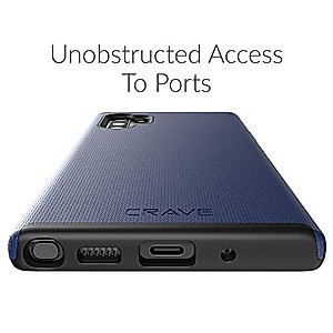 Crave Note 10+ Case, Dual Guard Protection Series Case for Samsung Galaxy Note 10 Plus - Navy