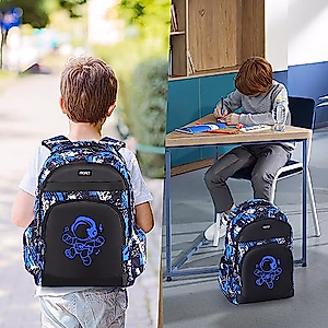 Kids Backpack for Boys Elementary Kindergarten Preschool Middle School Bag Bookbag Teen Boys Cute Anime Luminous Large 16-inch Laptop Backpack 8 9 10 11 12 13 14 15 Year Old Child Mochila Para Niños