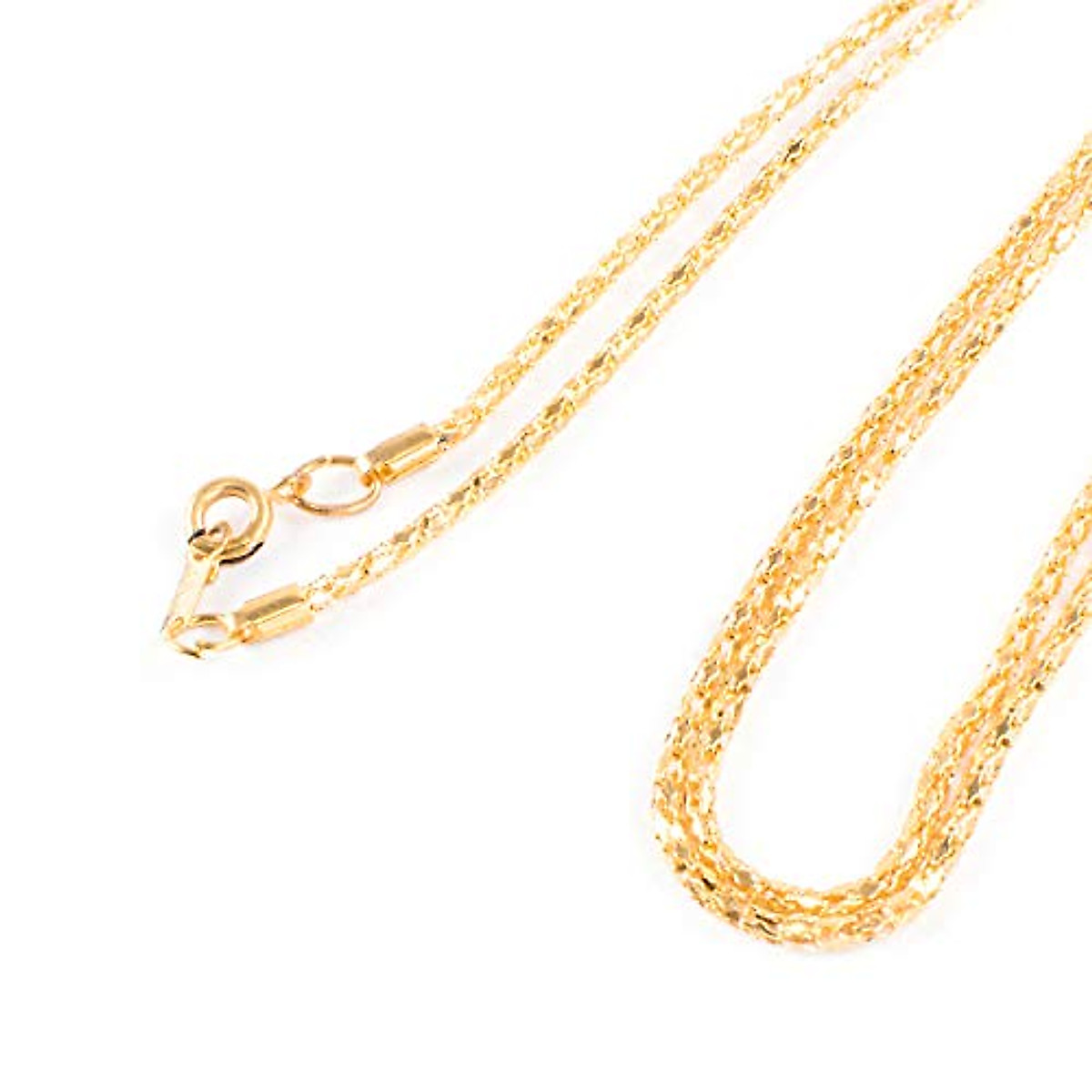 Necklace with 1-3/4 Inch Optical Magnifier Lens and 36-Inch Gold Chain for Library, Reading Fine Print, Zooming, Increase Vision, Jewelry