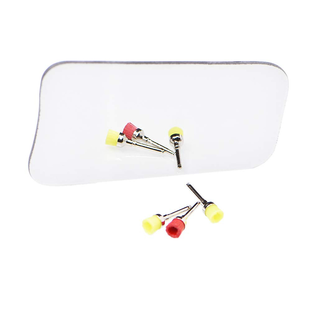 Angzhili 5Pcs/Set Intraoral Mirrors Dental Photography Mirrors Dental Reflector Mirror Glass Occlusal Mirror,Two-sided Orthodontic Mirror Dental Tool