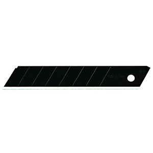TAJIMA Utility Knives & Blades - 10-Pack 3/4" Razar Black Box Cutter Snap Blades with Premium Tempered Steel & Safety Blade Dispenser - LCB-50RB