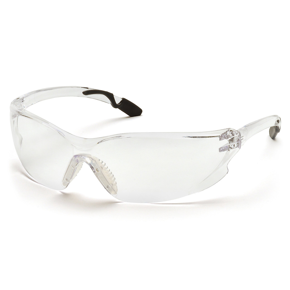 Pyramex Achieva Safety Glasses, Gray Temples/Clear Lens