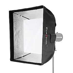 Fotodiox Pro Softbox, 24"x24" (24x24 in) with Speedring, for Balcar, White Lightning, Lighting, X800, X1600, X3200 Strobe Flash Light, Soft box, Speed Ring