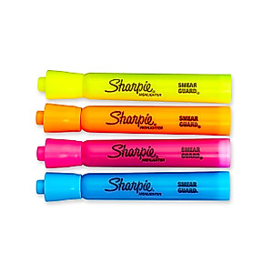 SHARPIE Accent Tank-Style Highlighters, 6 Colored Highlighters (25876PP)