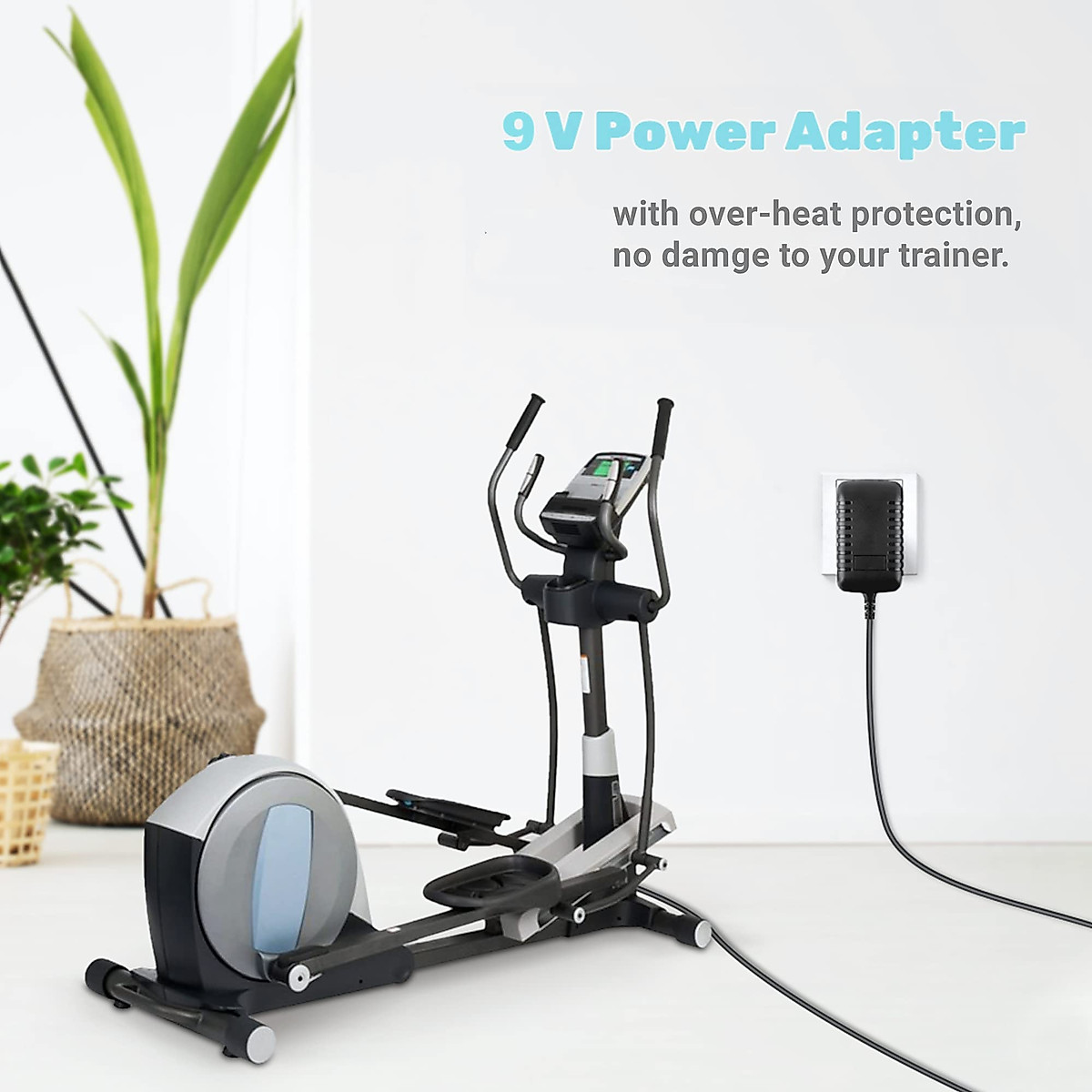 SLLEA 9V AC/DC Adapter Replacement for Jodeway JOD-S-090200A6-2 JODS090200A62 Proform Elliptical DC9V 2000mA 9VDC 2A 9.0V 2.0A Switching Power Supply Cord Cable Wall Home Charger