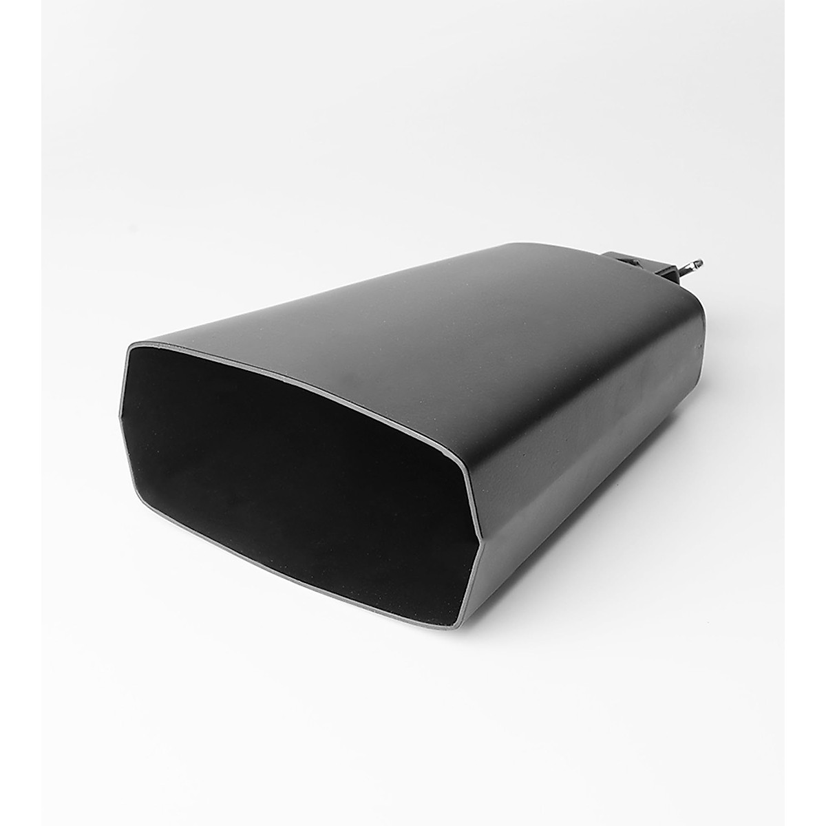 Vangoa 6 inch Metal Steel Cow Bells Noise Makers Hand Percussion Cowbell with Stick for Drum Set, Black