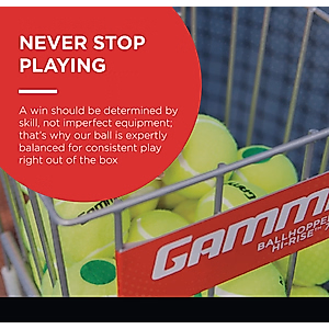 GAMMA Sports Kids Training (Transition) Balls, Yellow/Green Dot, 78 Green Dot, 12-Pack