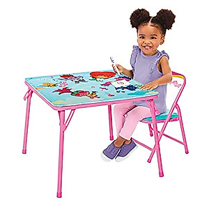 Trolls DreamWorks 2 Jr. Activity Table Set with 1 Chair