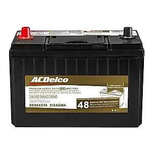 ACDelco Gold 31XAGMA 48 Month Warranty Premium Heavy Duty AGM BCI Group 31 Battery