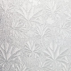 2 Piece Silver Foil Wedding Cake Stand with Rhinestones and 12 Inch Cake Drum, Dessert Holder for Centerpieces