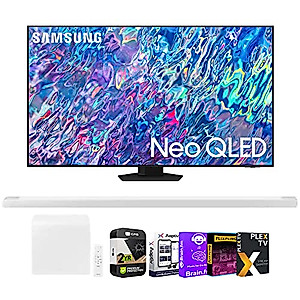 SAMSUNG QN85QN85BA 85" Neo QLED 4K Mini LED Quantum HDR Smart TV Bundle HW-S801B 3.1.2ch Soundbar, Audio Entertainment Essentials Bundle & 2 YR CPS Enhanced Protection Pack