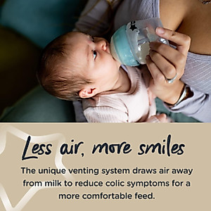 Tommee Tippee Closer to Nature 260 ml/9fl oz Anti-Colic Plus Feeding Bottles ...