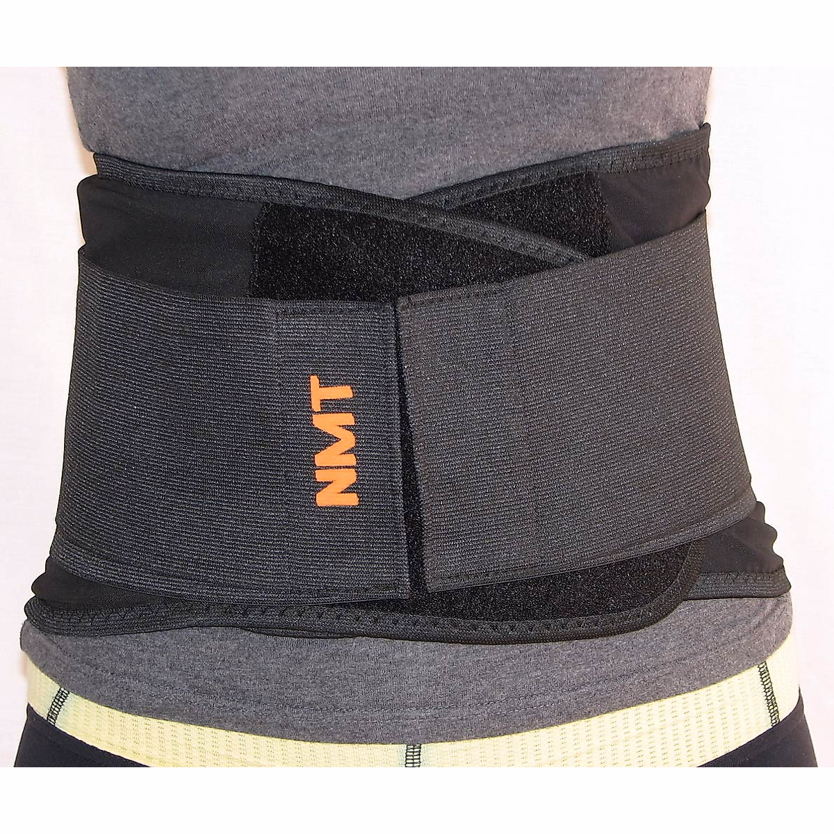Back Brace by NMT ~ Lumbar Support Black Belt ~ Posture Corrector ~ Pain Relief from Arthritis, Sciatica, Scoliosis, Backache, Slipped Disc, Hernia, Spinal Stenosis ~ Injury Prevention ~ 4 Adjustable