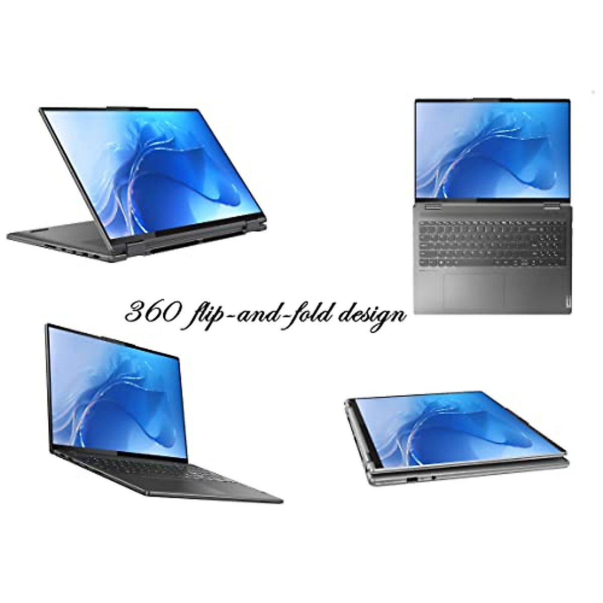 Lenovo Yoga 7I 16'' 2.5K 16:10 400Nits Touch 2-in-1 360° Laptop Intel 12-Core i5 1240P Evo 2X Thunderbolt 4 Wi Fi 6 Backlit KB Win11 (8GB RAM | 256GB PCIe SSD)