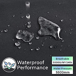 Toomett Kids Snow Ski Pants Hiking Boys Girls Outdoor Waterproof Windproof Fleece Warm Snowboard Pants,1510,Red/Purple,5 Years