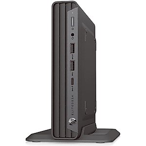 HP EliteDesk 800 G6 Mini Desktop Computer - 10th Gen Intel Core i7-10700T 8-Core up to 4.5 GHz CPU, 8GB RAM, 512GB NVMe SSD + 1TB HDD, Intel UHD Graphics 630, Wi-Fi 6 + Bluetooth 5.1, Windows 10 Pro