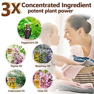 10 Pack Natural Moth Repellent for Clothes Indoor Use, Alternative Moth Balls Moth Traps for Clothes, Peppermint and Thyme Essential Oils Effectively Keep Moths Away from Closet Drawers Woolen Silk