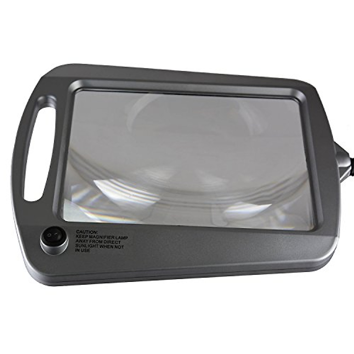 daylight24 402039-BRNZ Full Page 8 x 10 Inch LED Illuminated Floor, Bronze Magnifier Lamp
