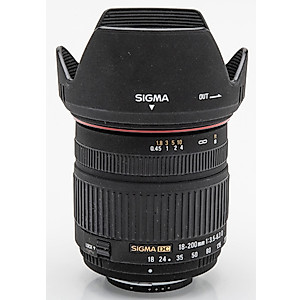 Sigma 18-200mm f/3.5-6.3 DC Lens for Nikon Digital SLR Cameras